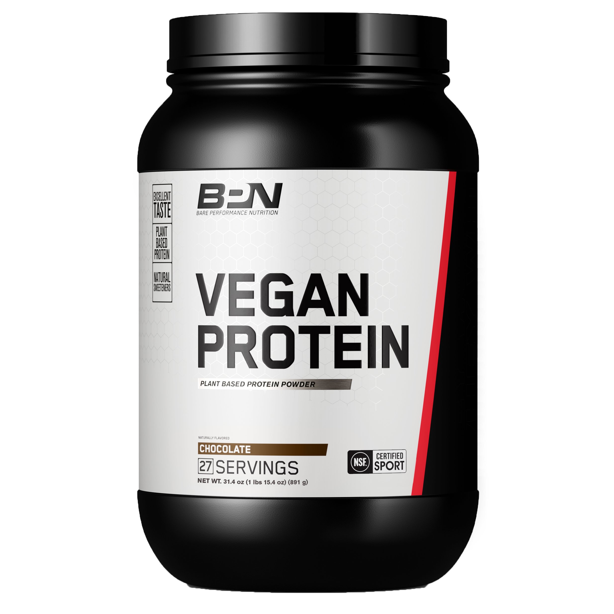 Bare Performance Nutrition Vegan 20g Protein Powder - Chocolate - Shop ...