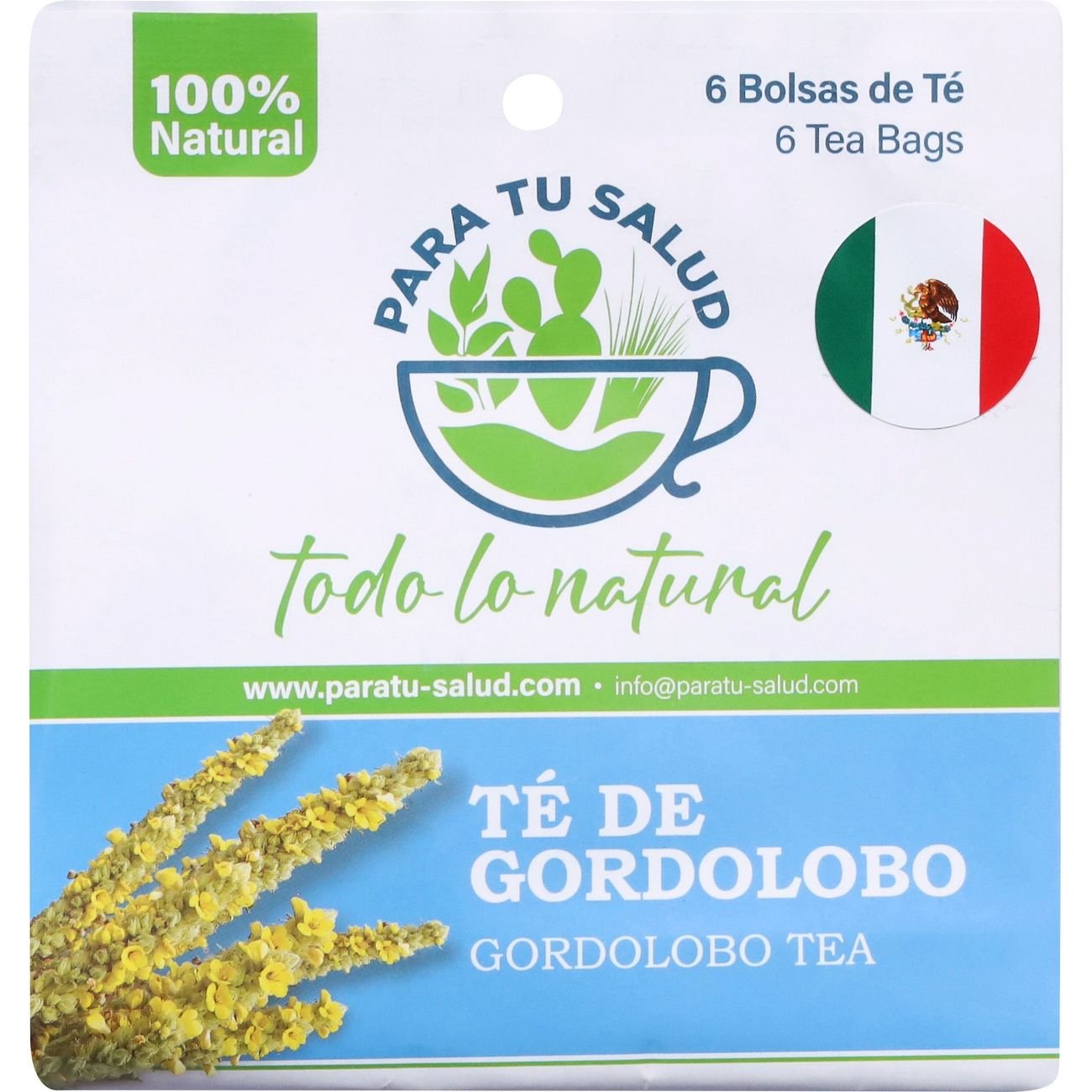 Para Tu Salud Gordolobo Tea - Shop Tea at H-E-B