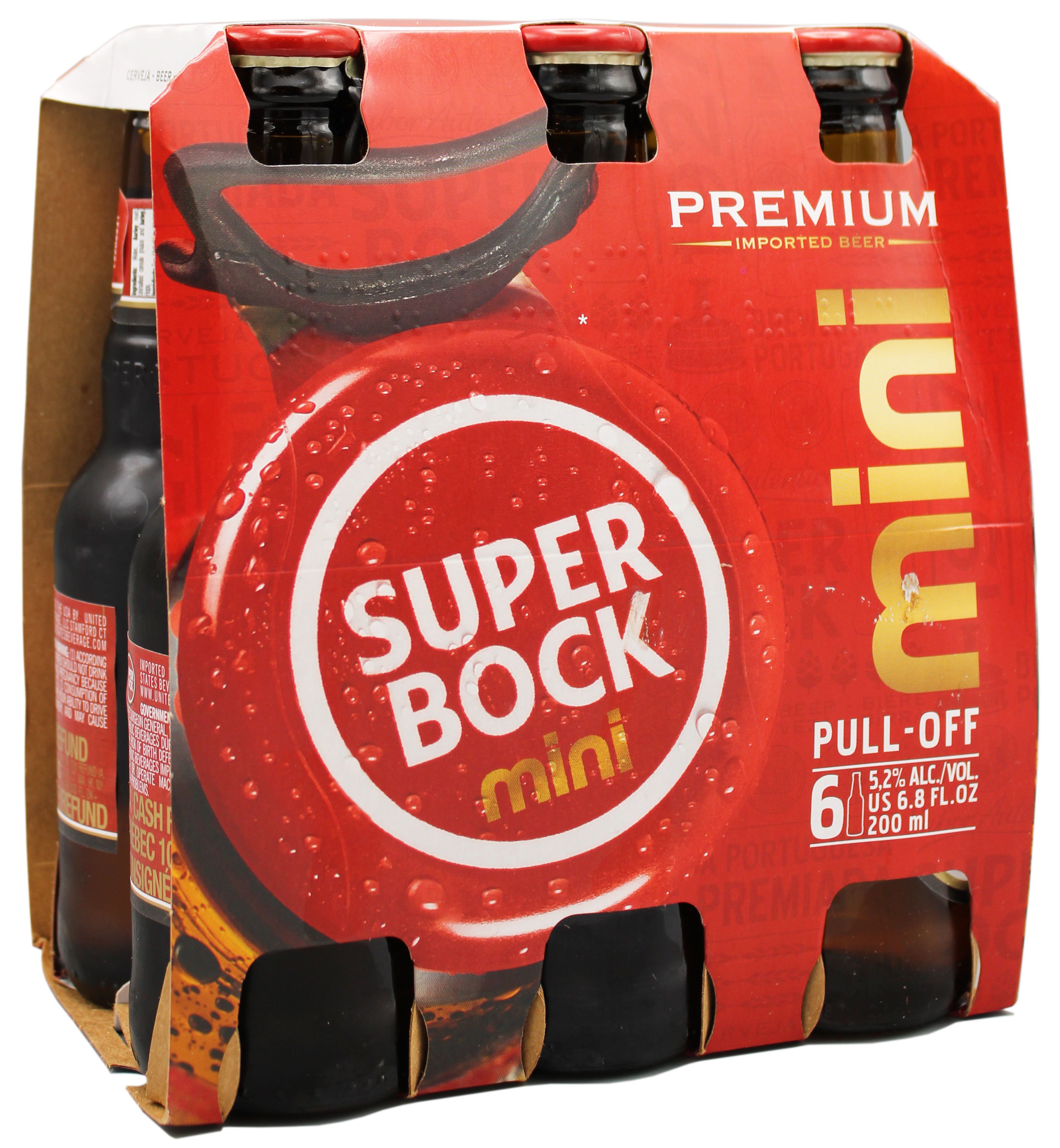 Super Bock 6 pk Mini Bottles - Shop Beer at H-E-B