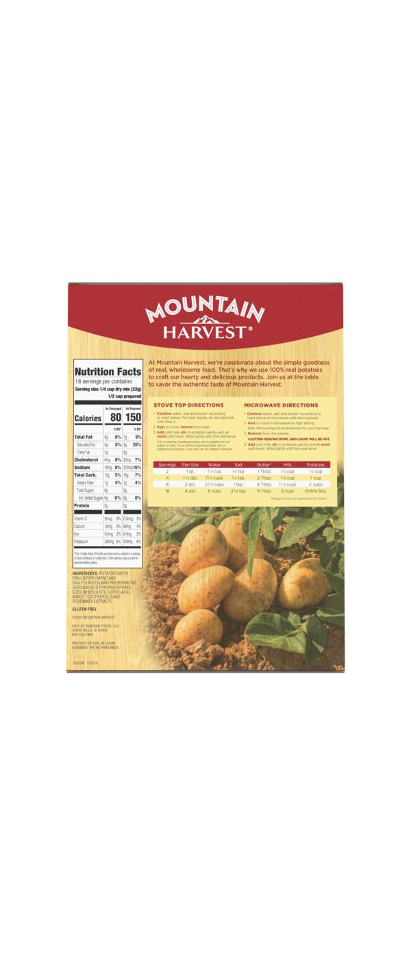 Mountain Harvest Mashed Potatoes - Shop Pantry meals at H-E-B