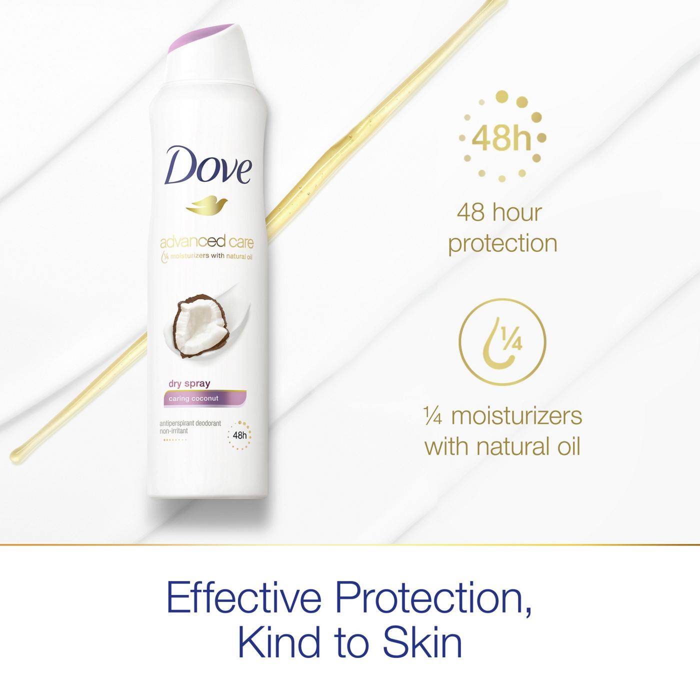 Dove Advanced Care Dry Spray Antiperspirant Deodorant - Coconut, 3.8 oz - Shop Deodorant ...
