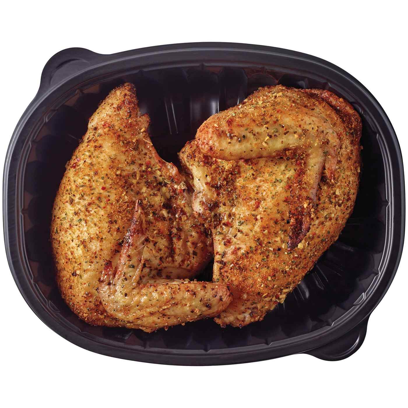 Meal Simple by H-E-B Chicken Breast Quarters – Garlic Herb (Sold Hot ...