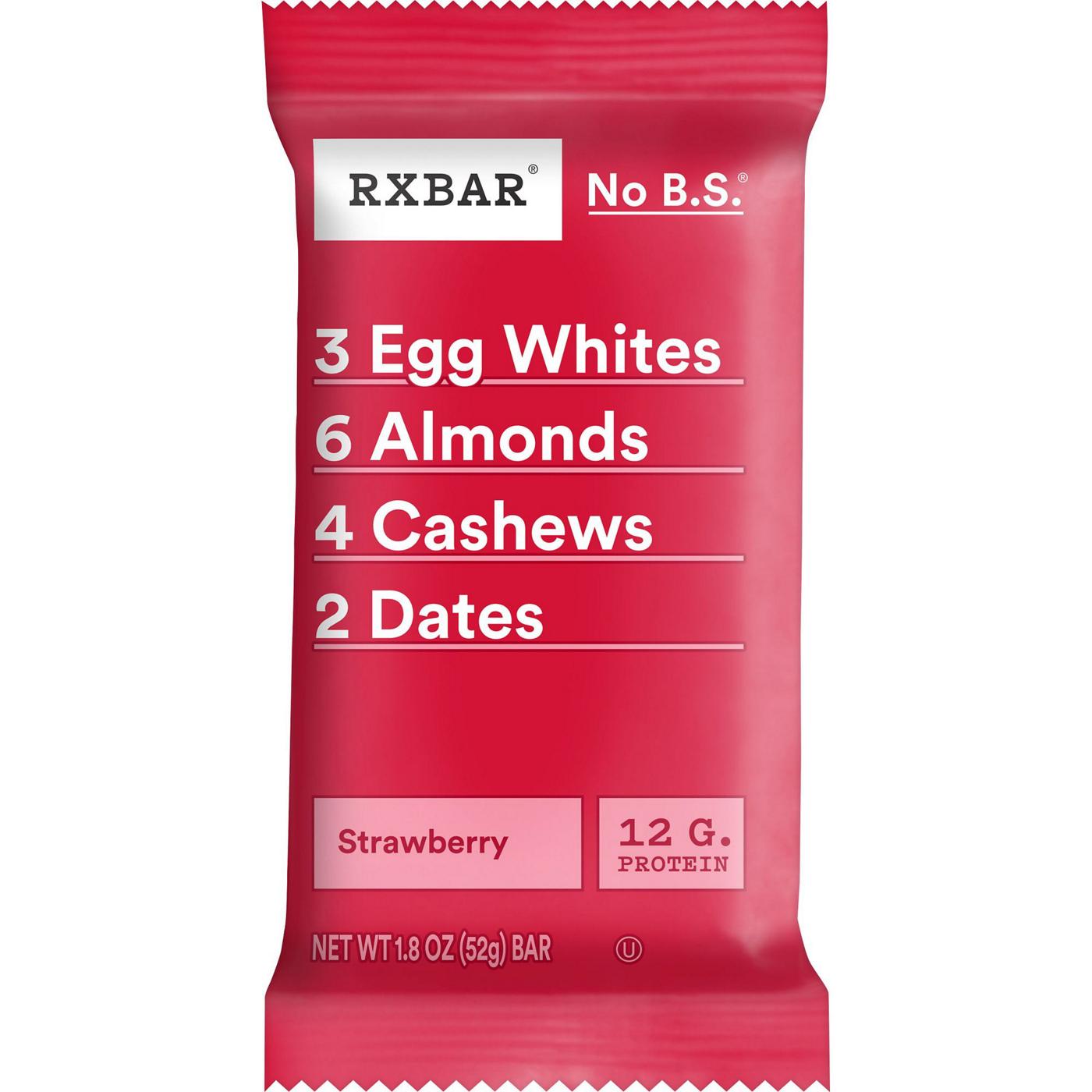RXBar 12g Protein Bar - Strawberry - Shop Granola & Snack Bars at H-E-B