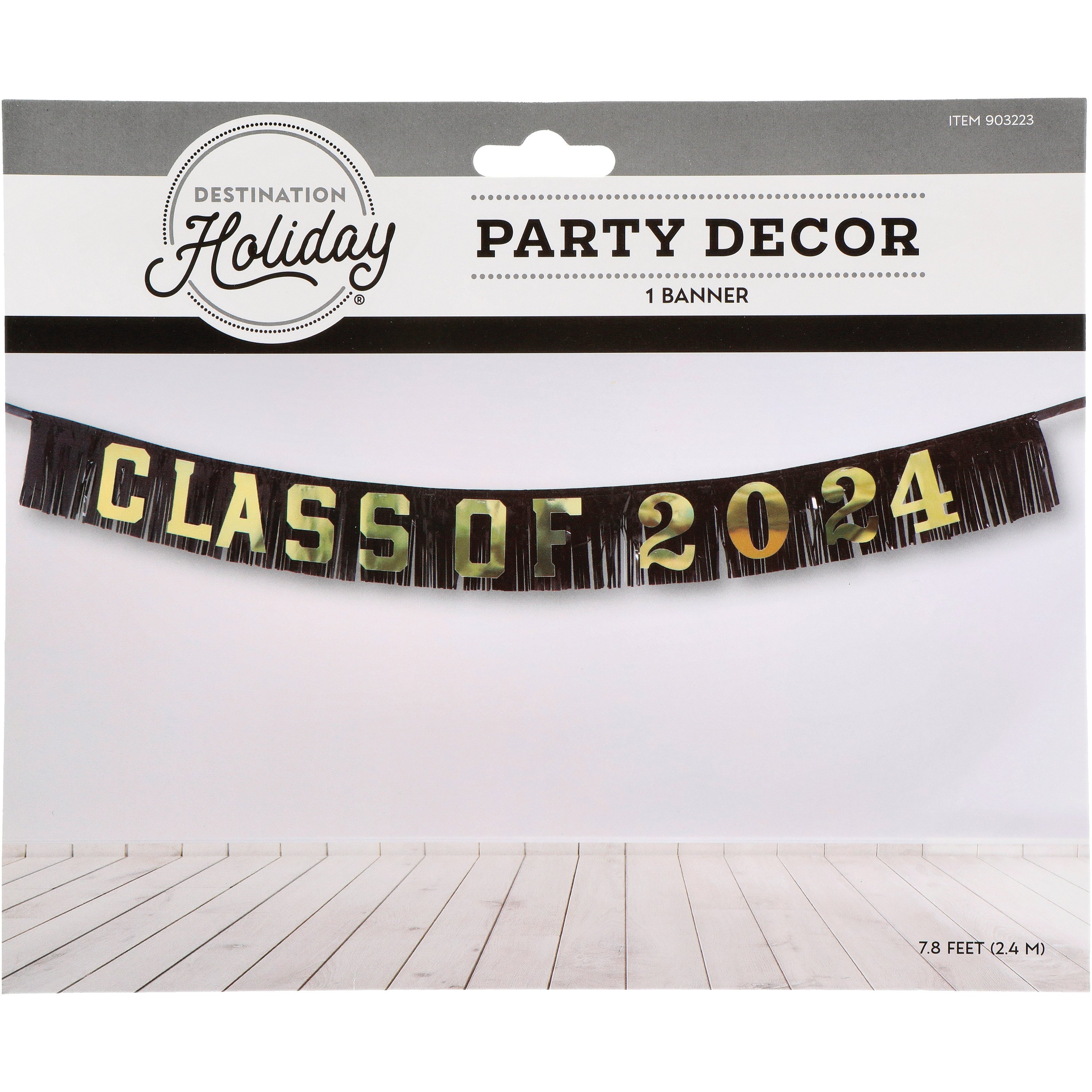 Destination Holiday Class of 2024 Fringe Banner - Shop Seasonal decor ...