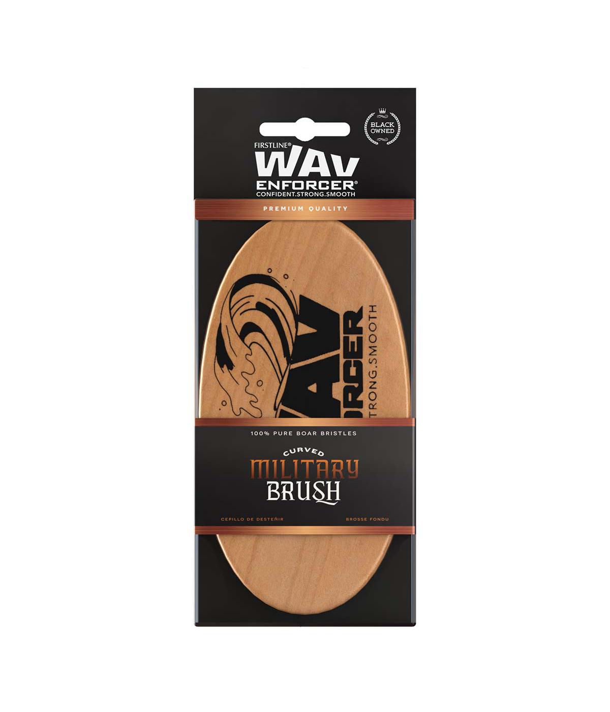 Wav Enforcer Curved Military Brush - Shop Hair accessories at H-E-B