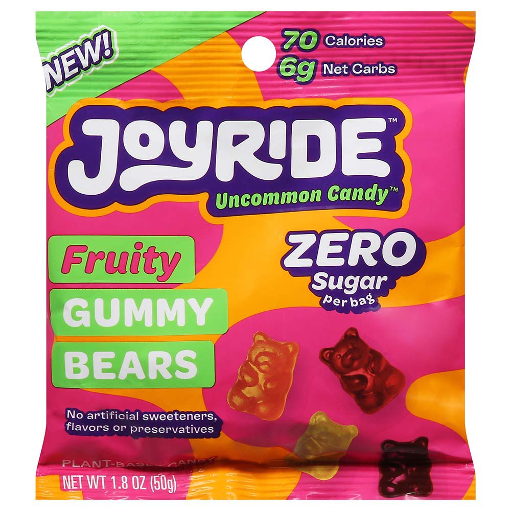 Joyride Zero Sugar Fruit Gummy Bears - Shop Candy at H-E-B