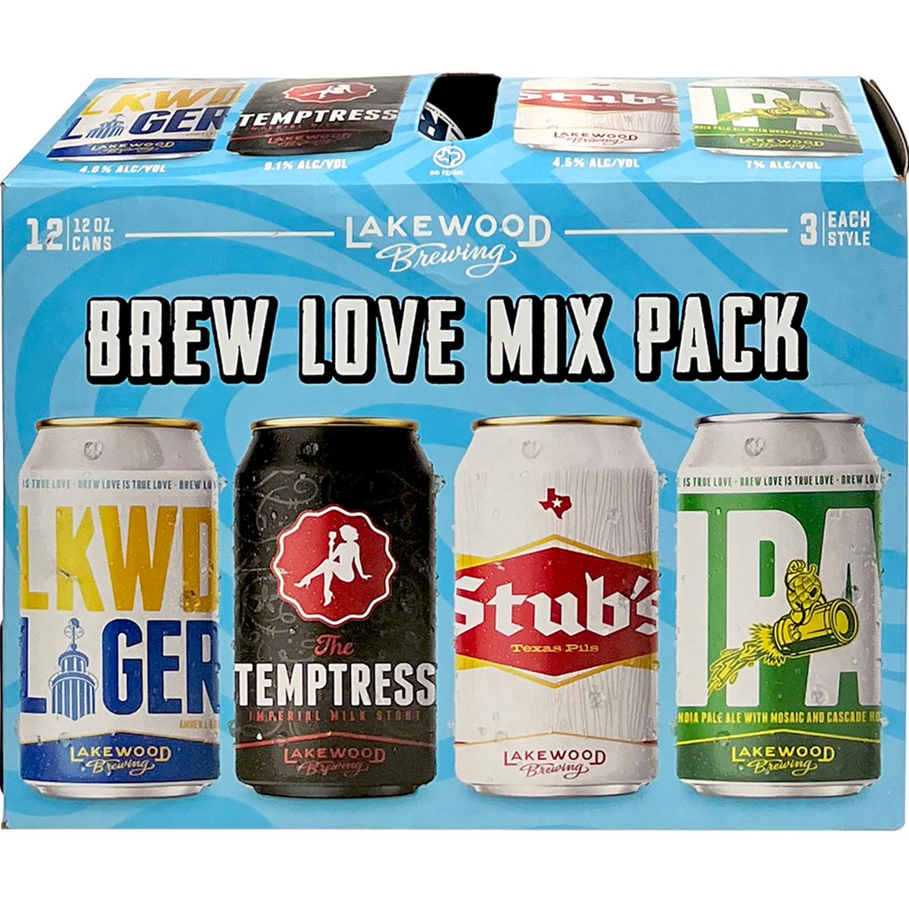 Lakewood Hop Snacks IPA Variety Pack 12 pk Cans - Shop Beer at H-E-B