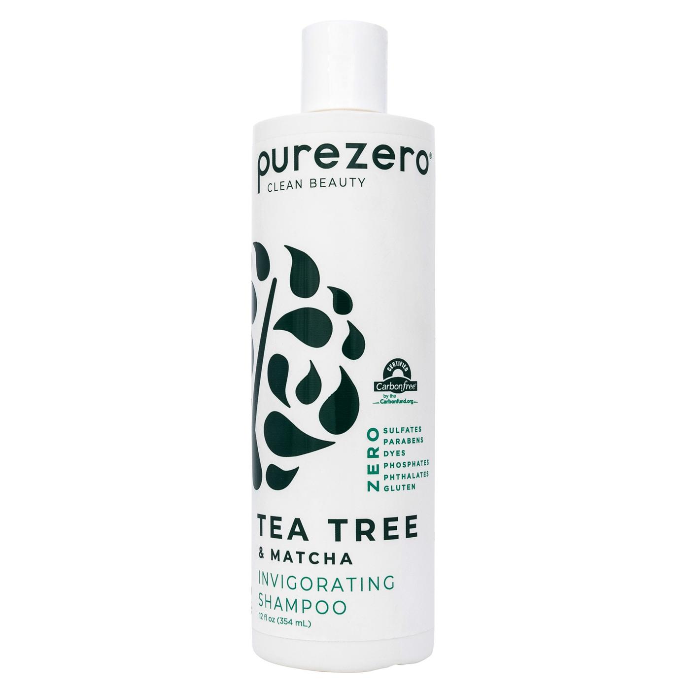 Purezero Tea Tree & Matcha Invigorating Shampoo - Shop Shampoo ...