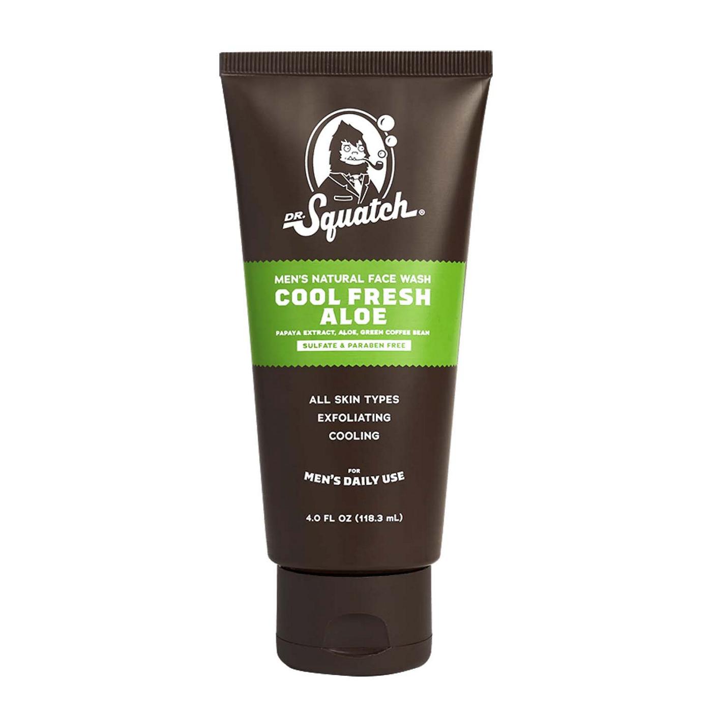 Dr. Squatch Men's Natural Face Wash - Cool Fresh Aloe - Shop Facial ...