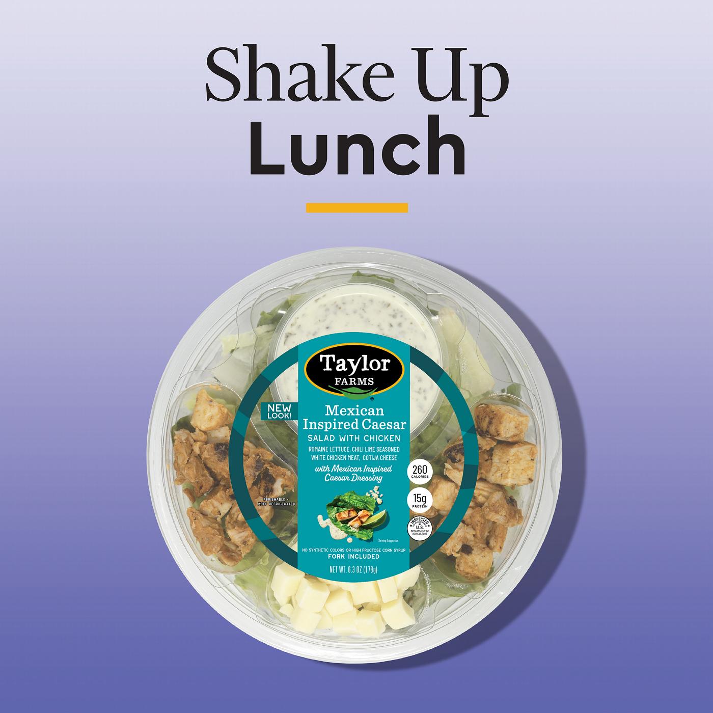 Taylor Farms Mexican Style Caesar Salad Bowl - Shop Salads at H-E-B