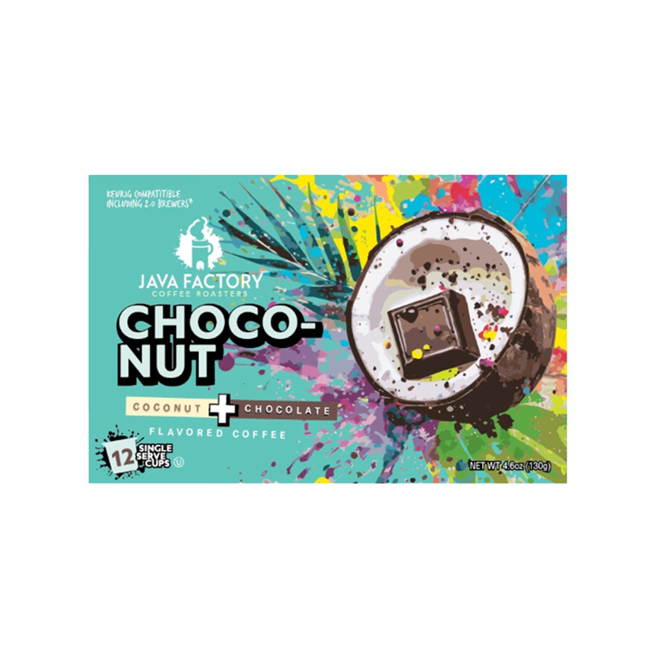 JAVA FACTORY Choconut Flavored Coffee - Coconut + Chocolate - Shop ...