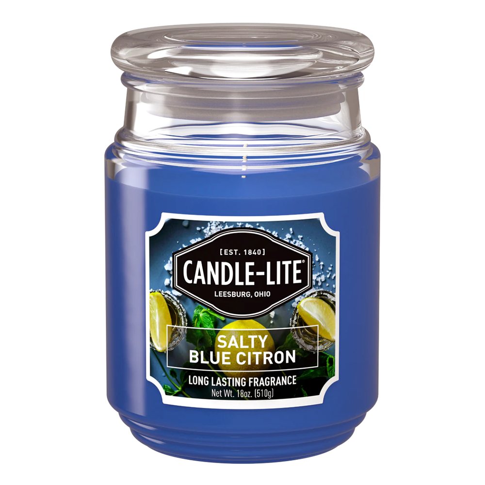 Candle-Lite Salty Blue Citron Scented Candle - Shop Candles at H-E-B