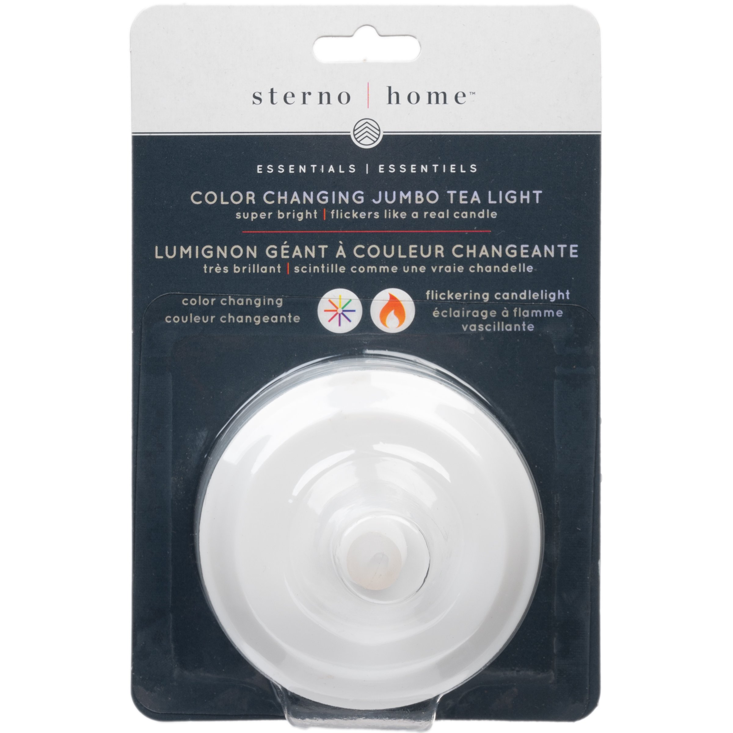 Sterno Home Color Changing Jumbo Clear Tea Light - Shop Candles at H-E-B