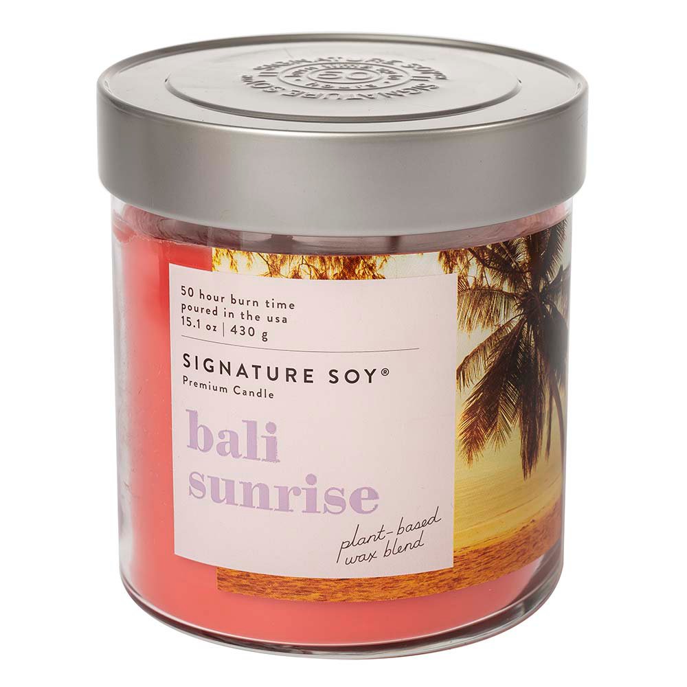 Signature Soy Bali Sunrise Scented Candle - Shop Candles at H-E-B