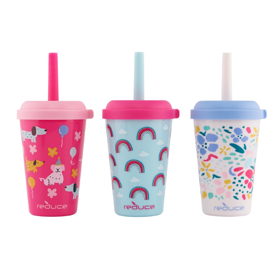 Reduce Kids Go-Go's Straw Tumbler Set - Serendipity, 3 Pk - Shop Cups ...