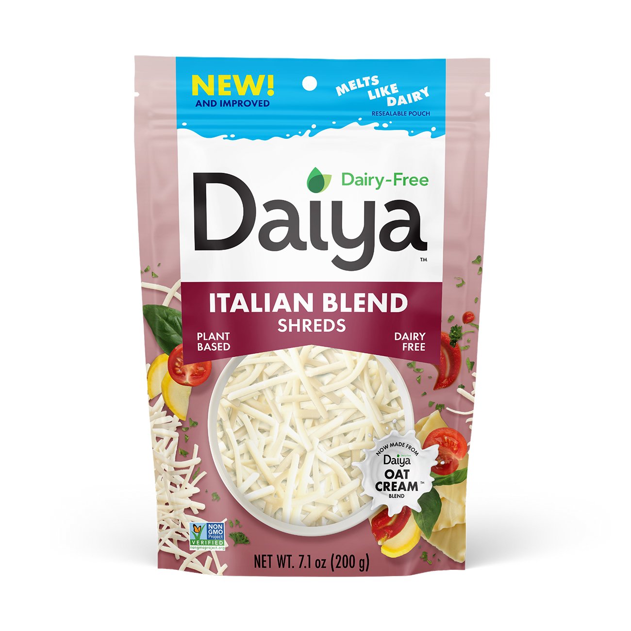 Daiya Dairy Free Cheddar Mozza Cheese Shreds, Oz, 52% OFF