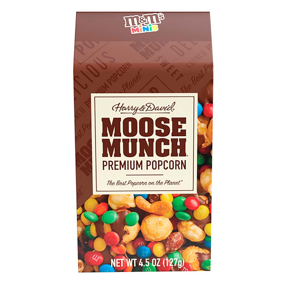 Moose Munch M&M'S Minis Premium Popcorn - Shop Candy at H-E-B