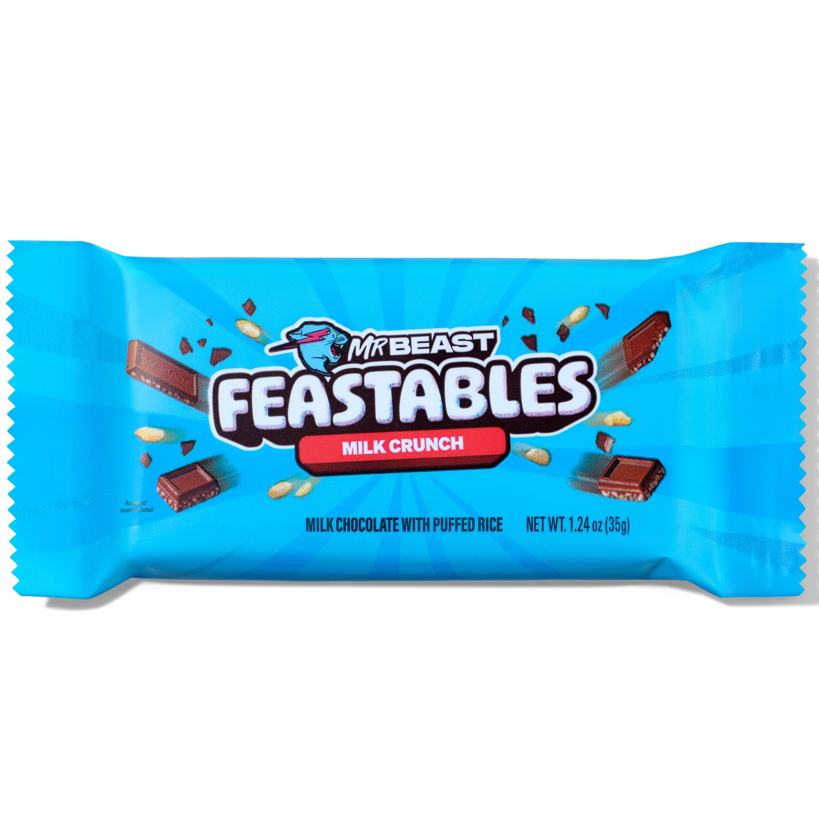 Feastables MrBeast Milk Chocolate Crunch Candy Bar - Shop Candy at H-E-B