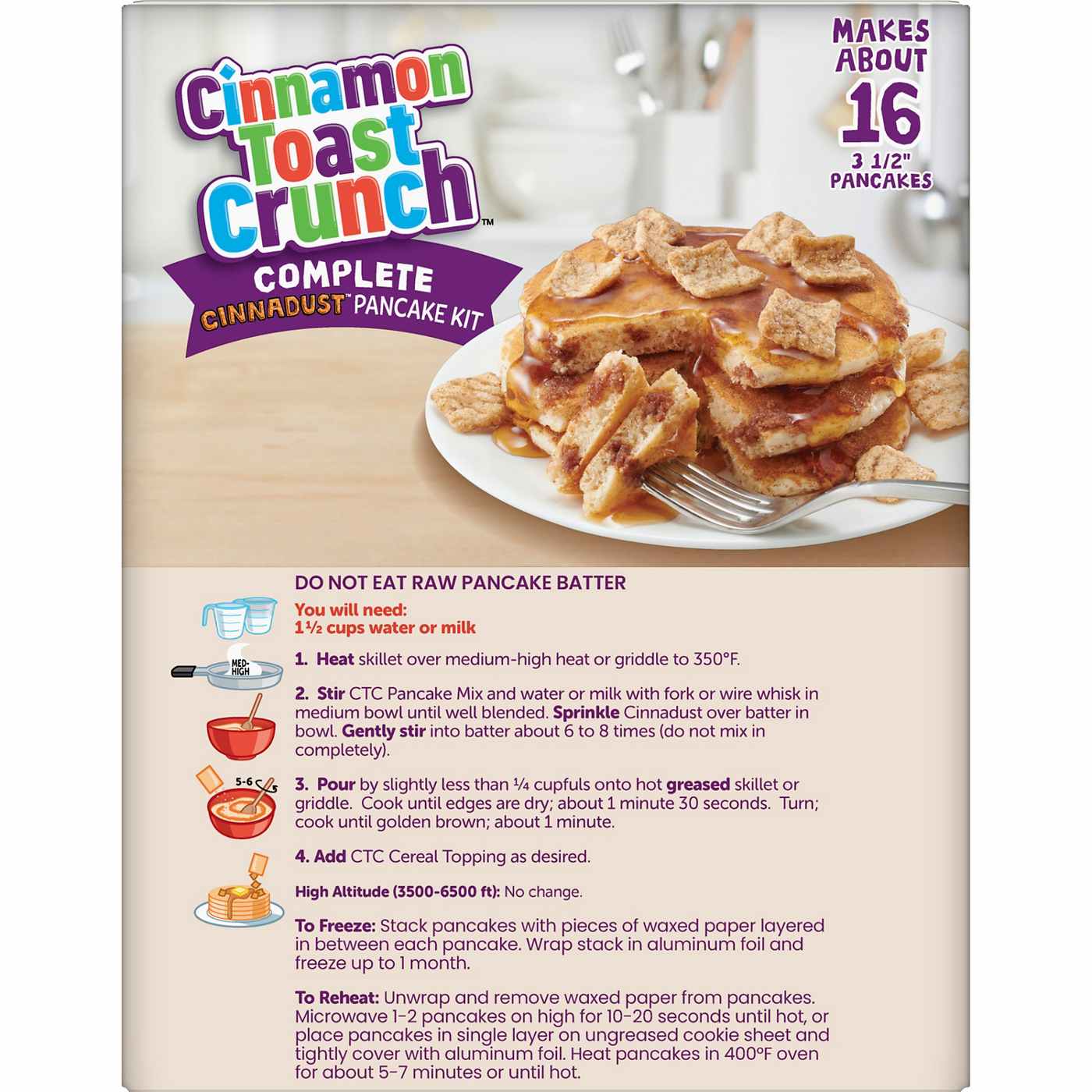 Betty Crocker Cinnamon Toast Crunch Cinnadust Pancake Kit - Shop ...