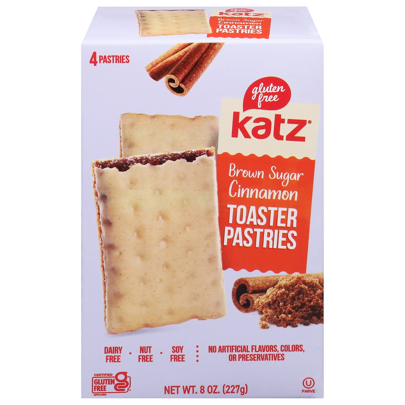 Katz Gluten Free Toaster Pastries - Brown Sugar Cinnamon - Shop Toaster ...