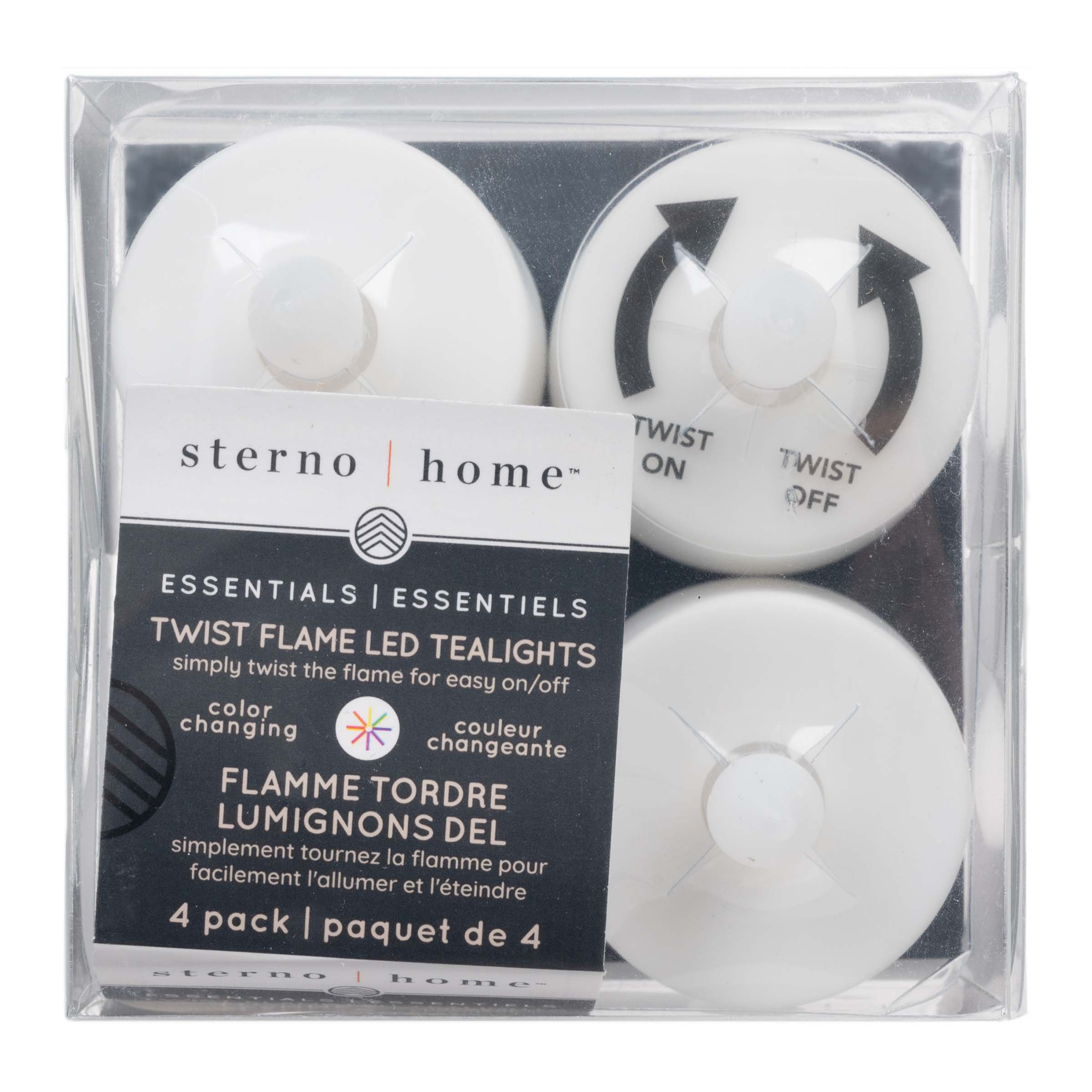 Sterno Home Twist Flame LED Tea Lights - Shop Candles at H-E-B