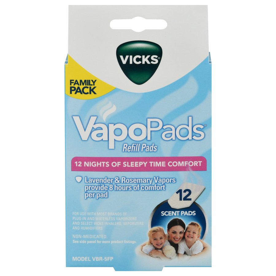 Vicks VapoPads Refill Pads - Lavender & Rosemary - Shop Pill cutters ...