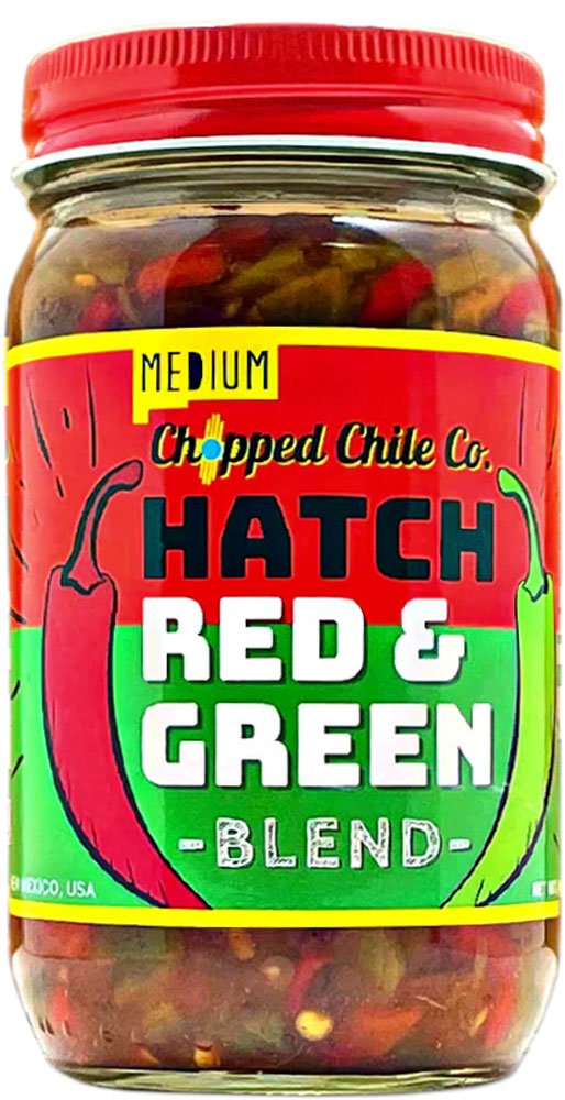 Chopped Chile Co. Medium Flame Roasted Hatch Red & Green Chile Blend ...
