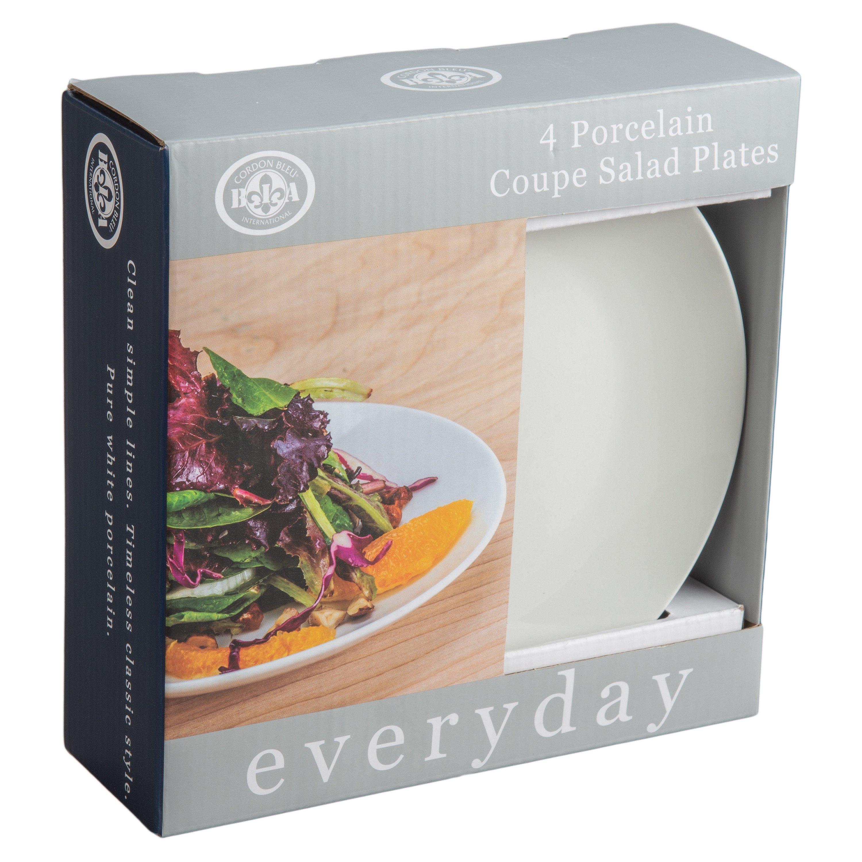 BIA Cordon Bleu Porcelain Coupe Salad Plates - Shop Plates at H-E-B