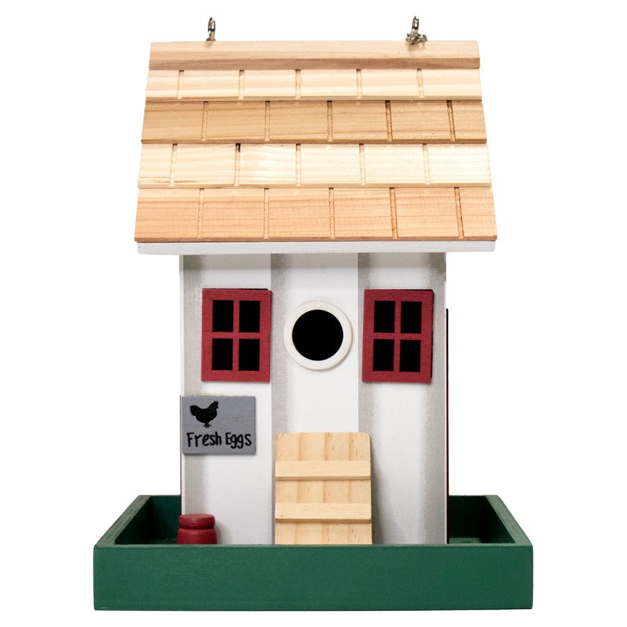 Home Bazaar Chicken Coop Bird Feeder - Shop Outdoor decor at H-E-B