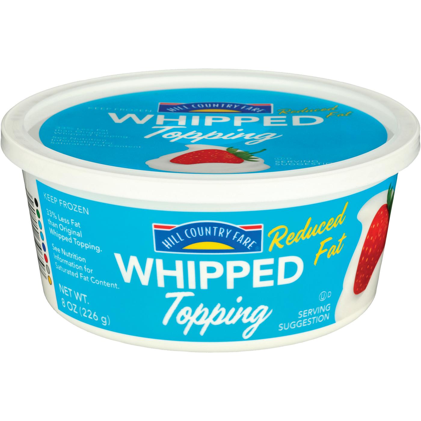 Hill Country Fare Reduced Fat Whipped Topping - Shop Sundae toppings at ...