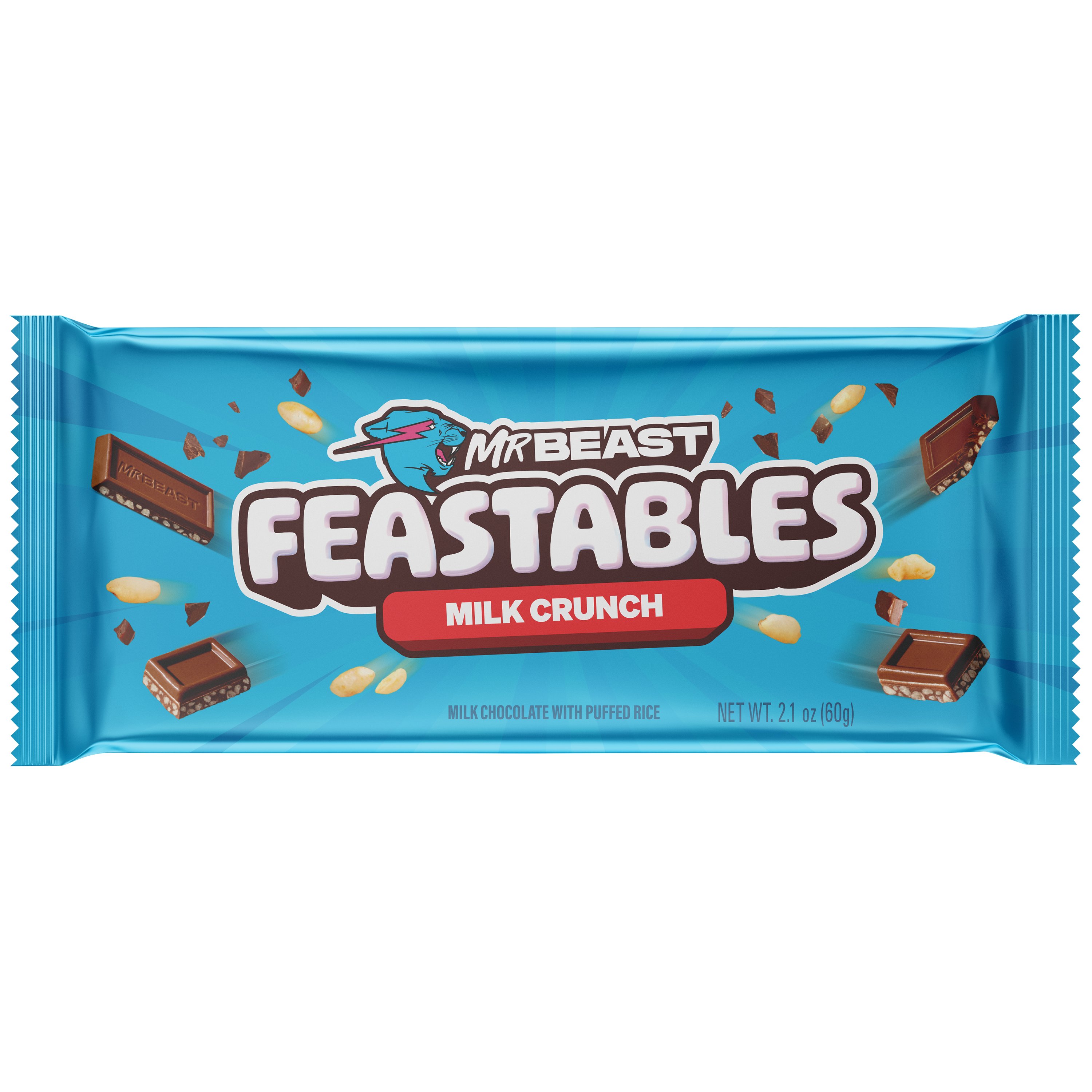 Feastables MrBeast Milk Chocolate Crunch Candy Bar - Shop Candy at H-E-B