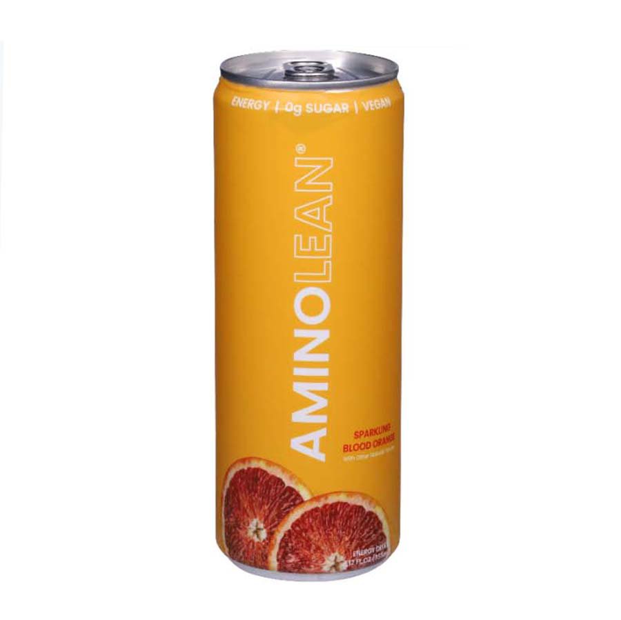 AminoLean Sparkling Energy Drink - Blood Orange - Shop Diet & fitness ...