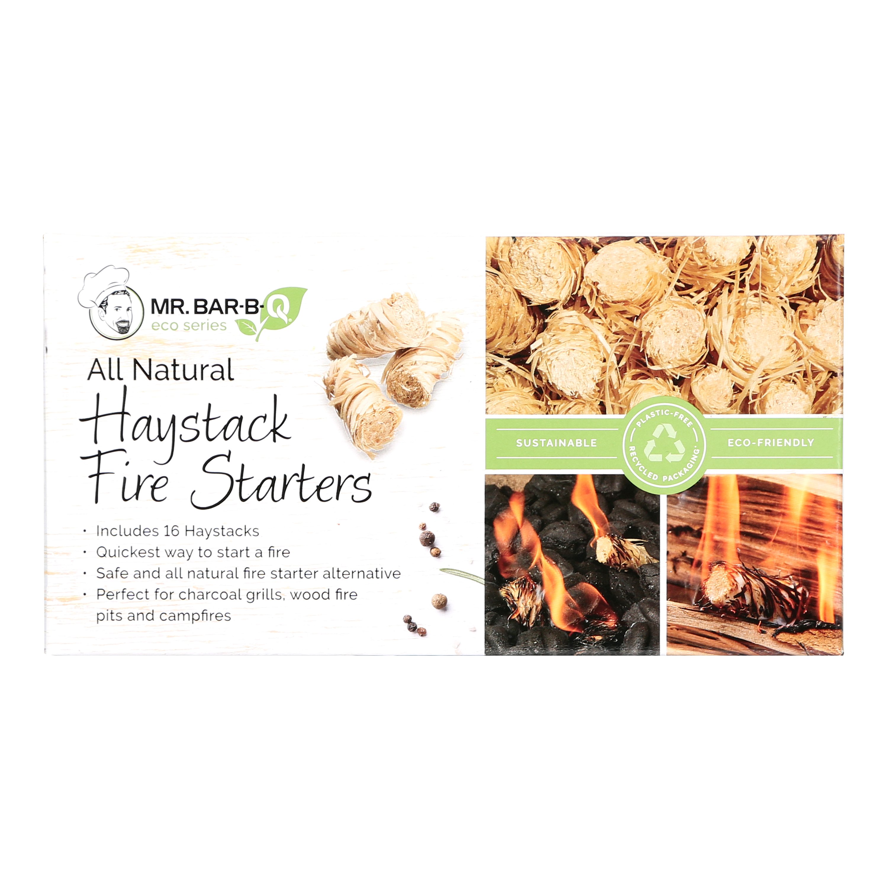 Mr. Bar-B-Q Eco Series All Natural Haystack Fire Starters - Shop Lighters & firestarters at H-E-B