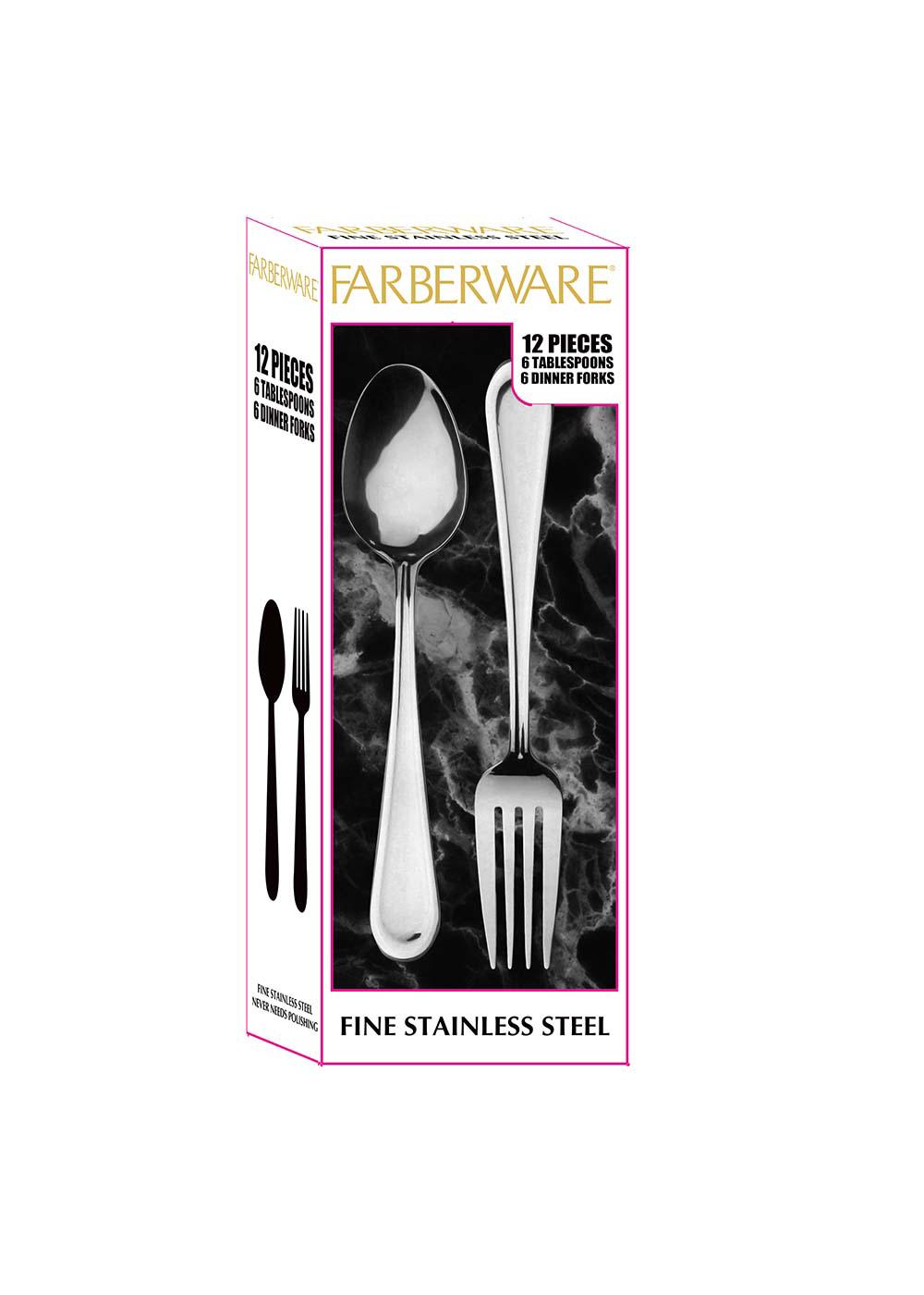 Farberware Fine Stainless Steel Duo Flatware Set - Centurion - Shop ...