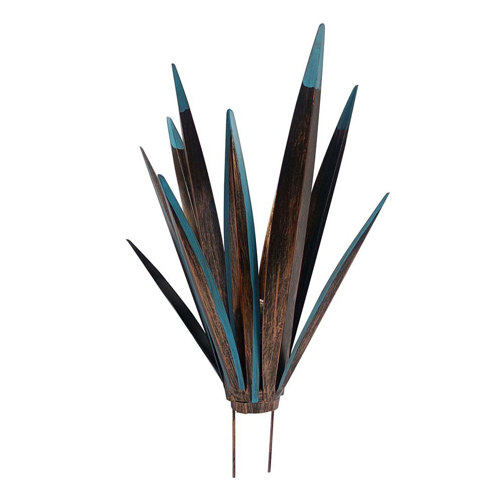 Evergreen Metal Leaf Solar Garden Stake - Shop Outdoor Decor at H-E-B