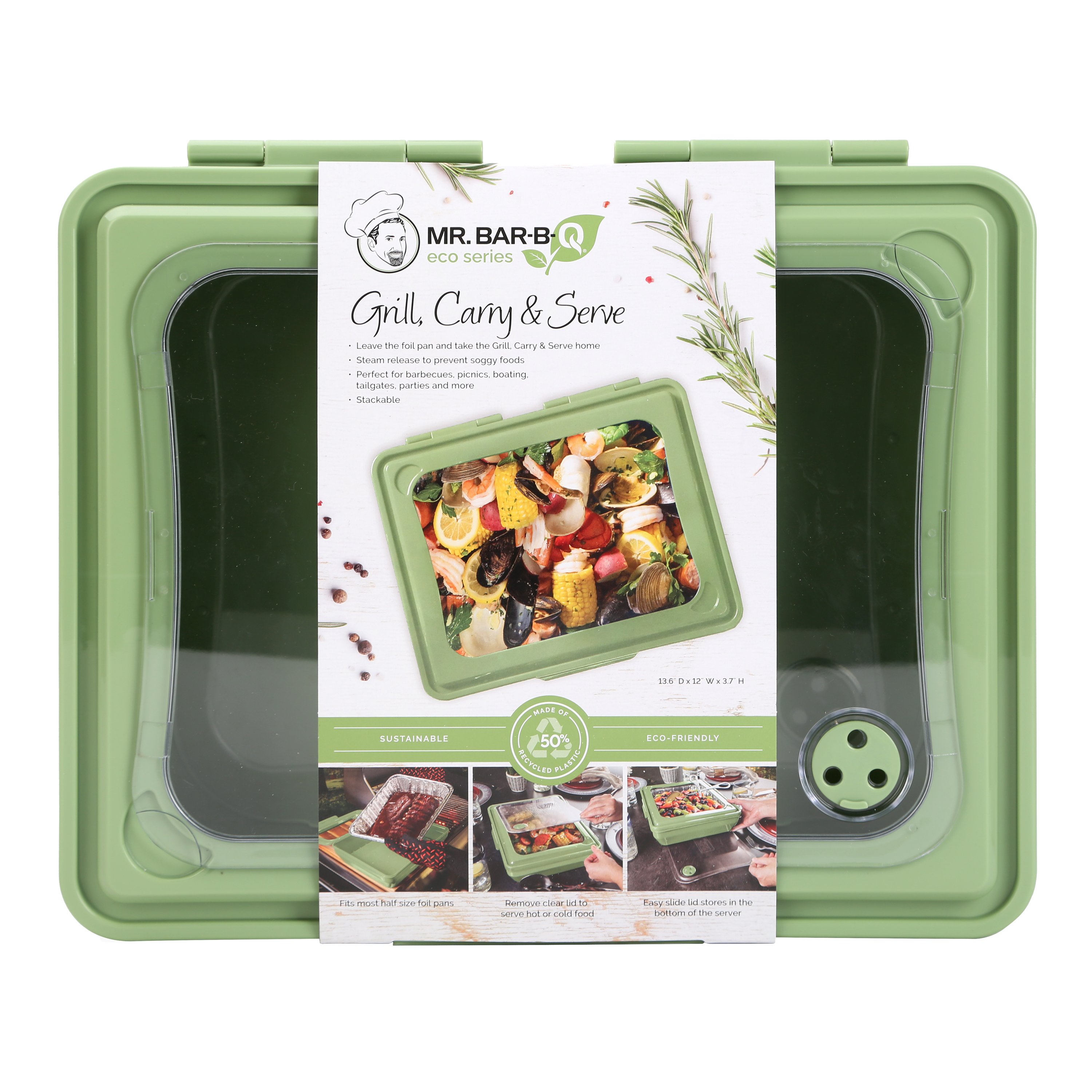 Mr. Bar-B-Q Eco Series Cook Carry & Serve Pan - Shop Grill accessories ...