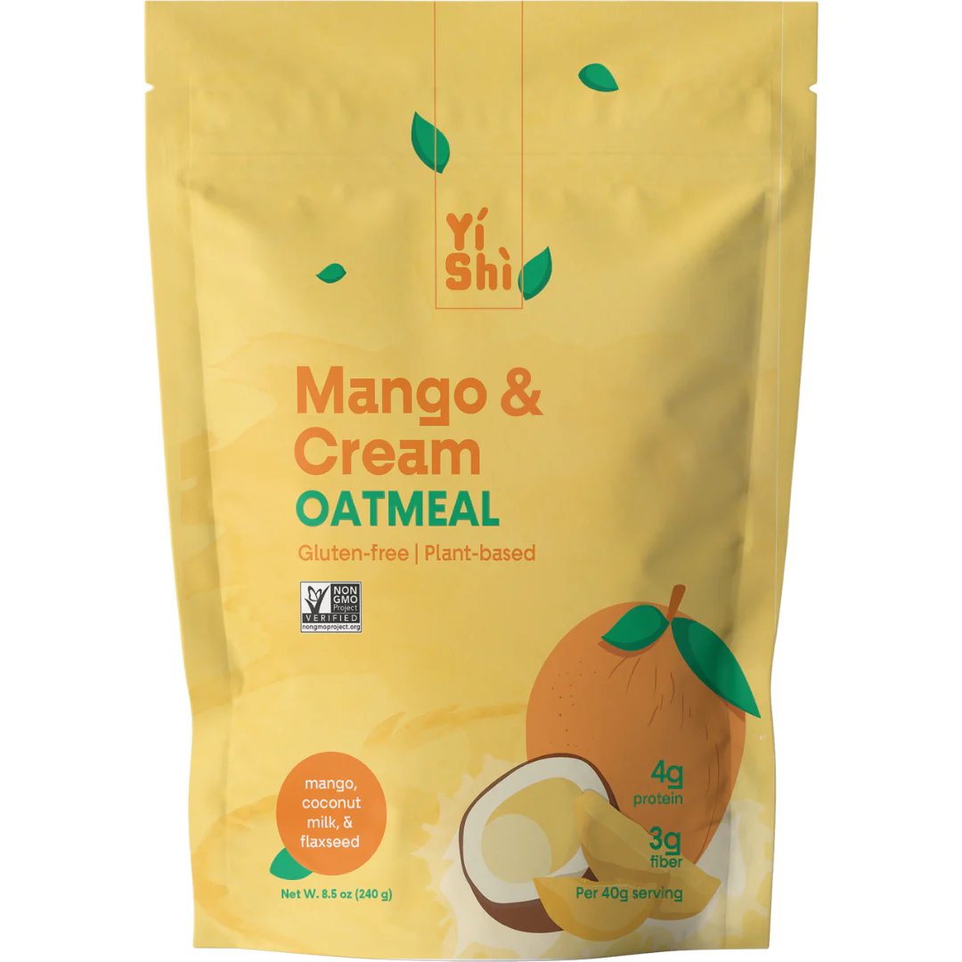Yishi Mango & Cream Oatmeal, 8.5 oz | Central Market - Really Into Food