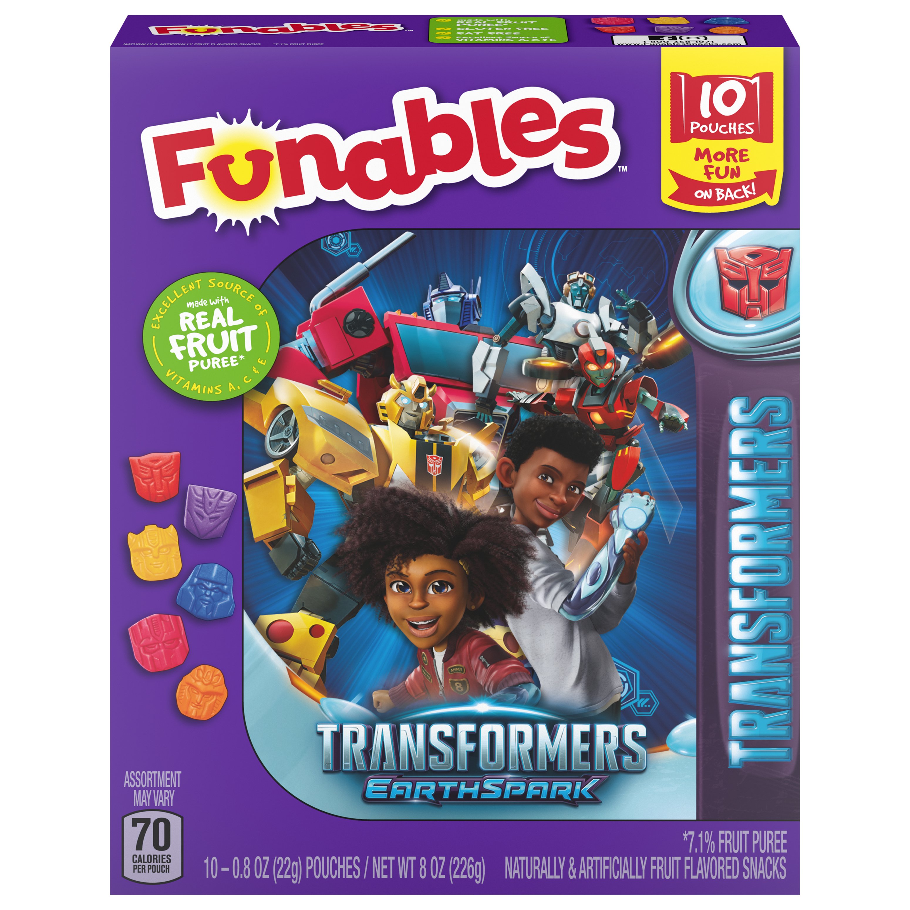 Funables Transformers Fruit Snacks - Shop Fruit snacks at H-E-B