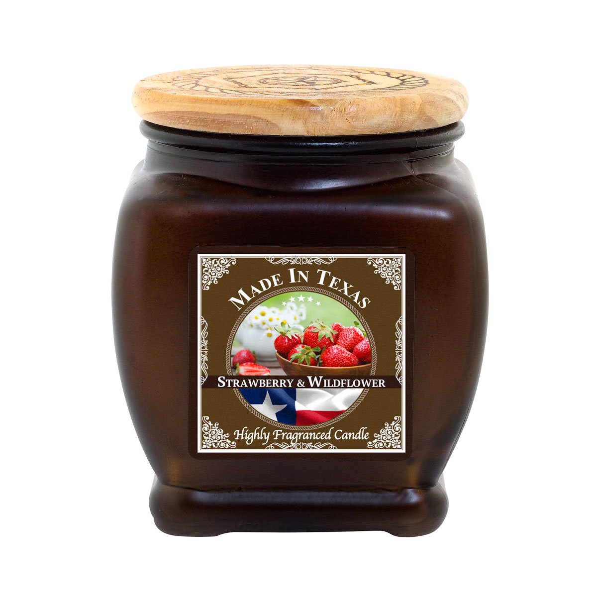 Made In Texas Strawberry & Wildflower Scented Candle - Shop Candles at ...
