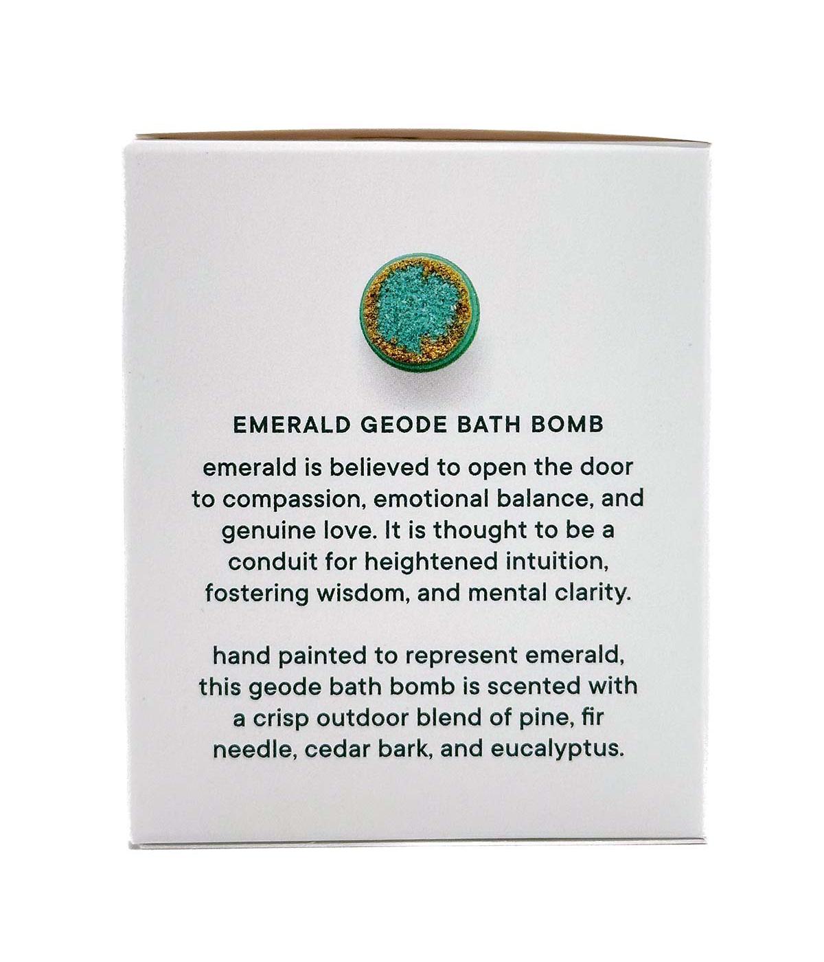 Latika Body Essentials Emerald Geode Bath Bomb - Shop Bubble bath ...