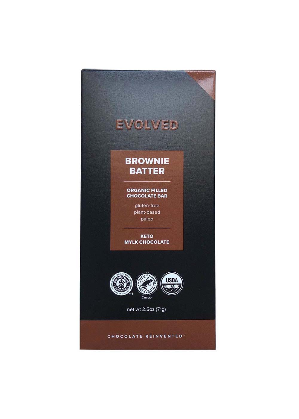 Evolved Brownie Batter Organic Chocolate Bar - Shop Candy at H-E-B