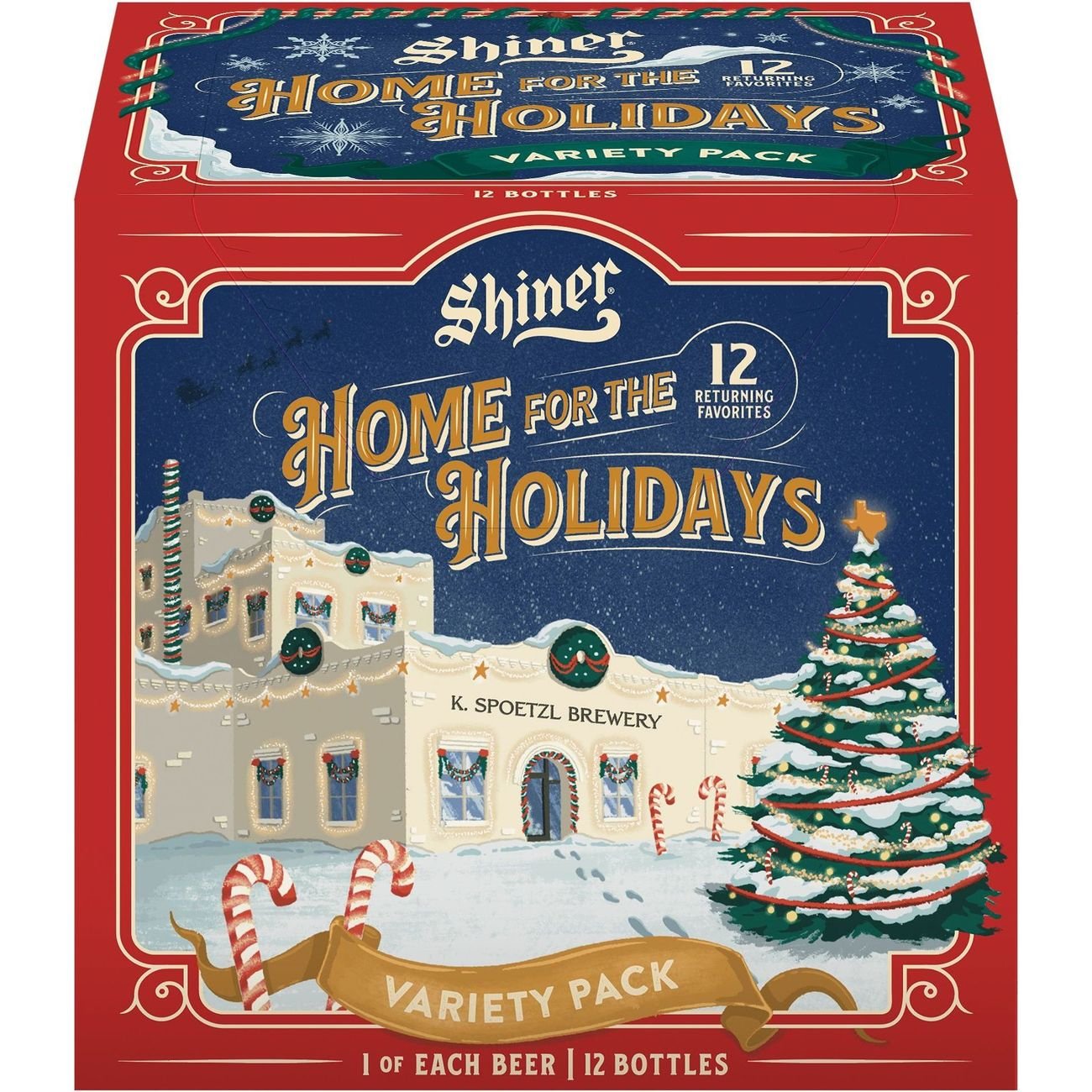 Shiner Home for The Holidays Variety Pack Beer 12 pk Bottles - Shop ...