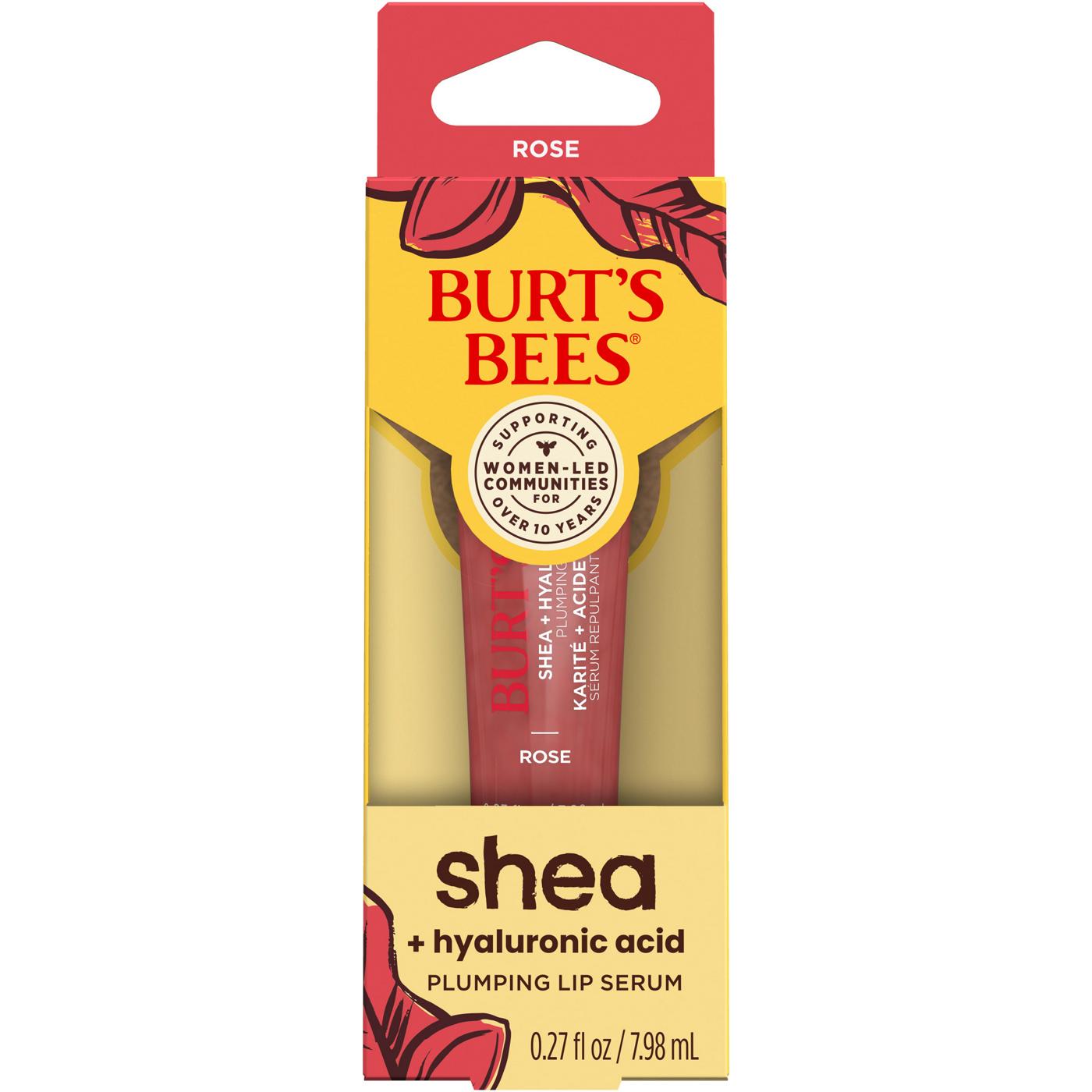 Burt's Bees Shea + Hyaluronic Acid Plumping Lip Serum - Rose - Shop Lip ...
