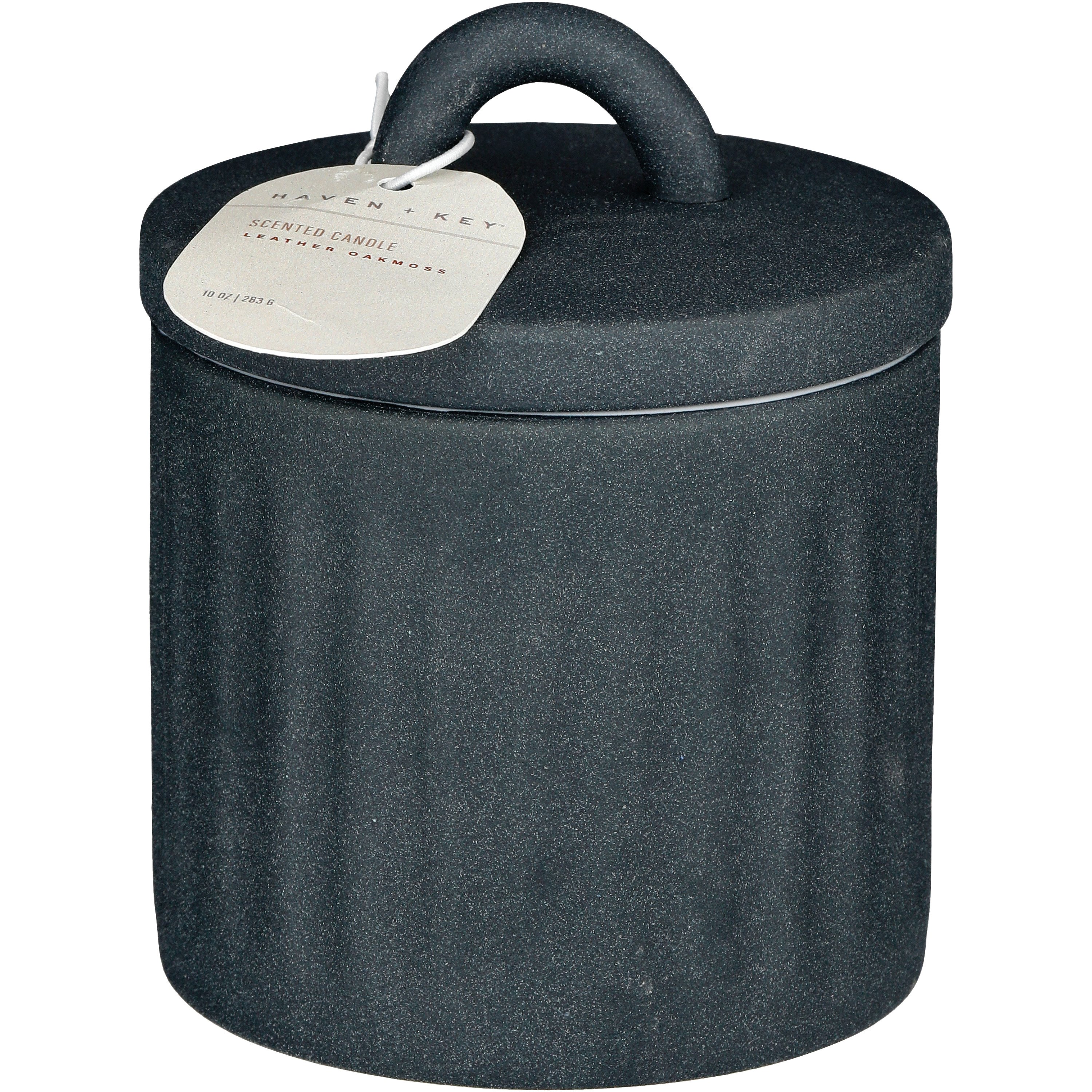 Haven + Key Leather & Oakmoss Scented Candle - Shop Candles at H-E-B