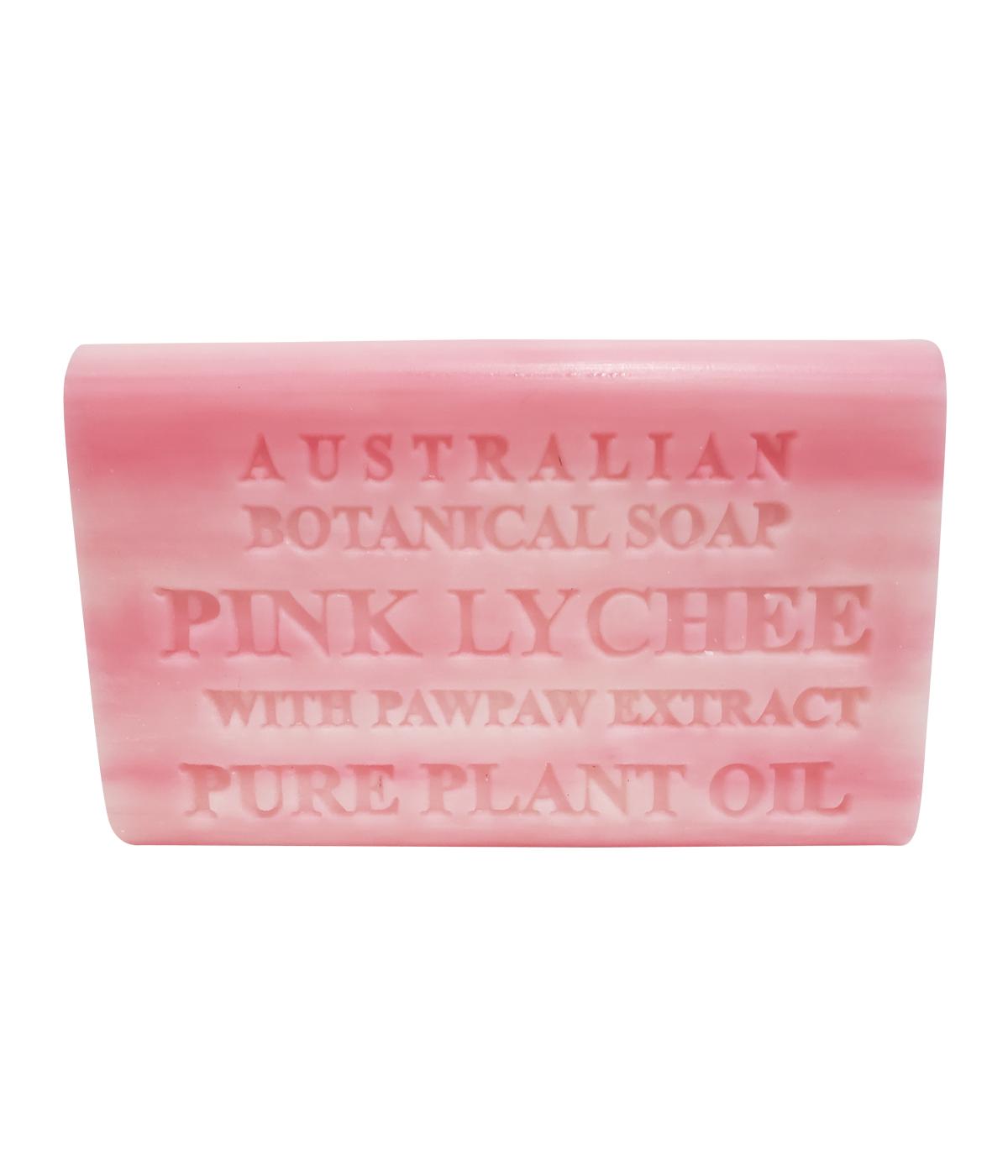 Australian Botanical Pink Lychee Soap with Pawpaw Extract - Shop Hand ...