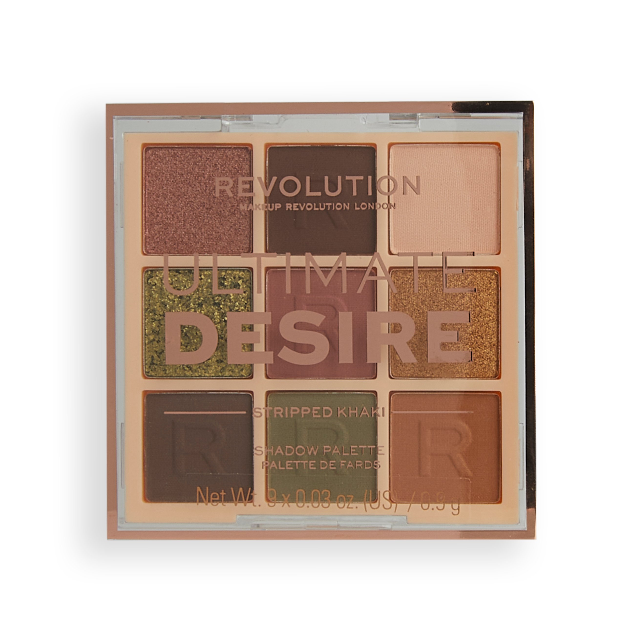 Makeup Revolution Ultimate Desire Shadow Palette - Khaki - Shop ...
