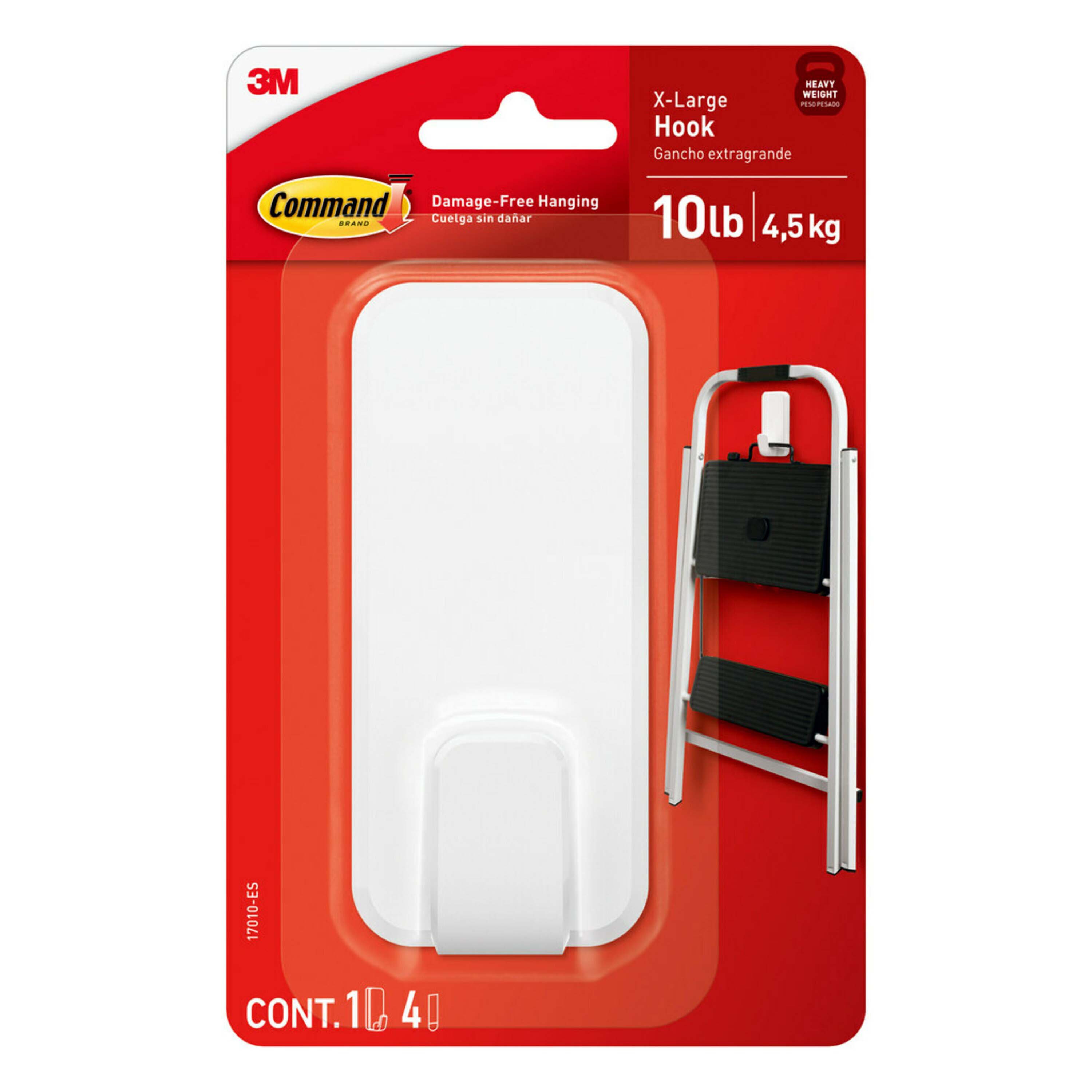 Command X-Large Hook - White - Shop Hooks & picture hangers at H-E-B