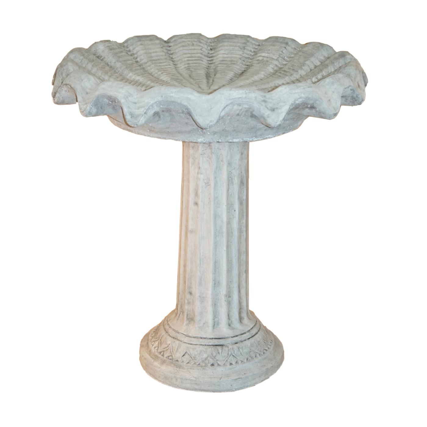 Athens Stonecasting Harmony Pool Concrete Birdbath - Shop Outdoor decor ...