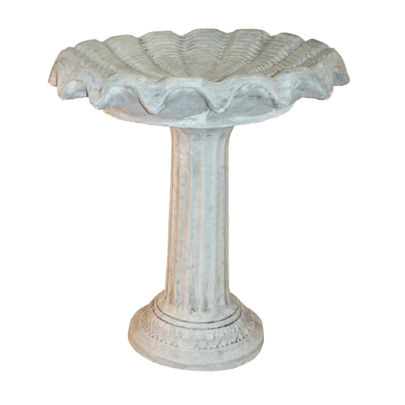 Athens Stonecasting Harmony Pool Concrete Birdbath - Shop Outdoor decor ...