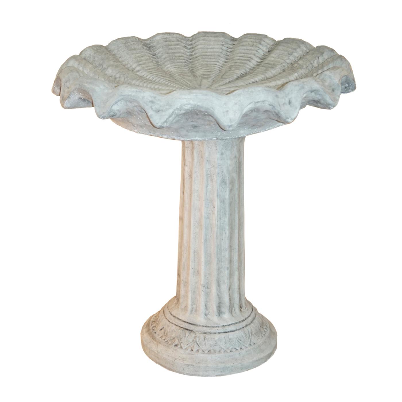 Athens Stonecasting Harmony Pool Concrete Birdbath - Shop Outdoor decor ...